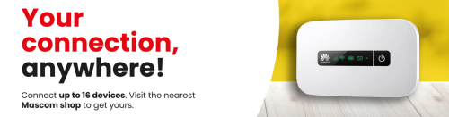 MyPocket WiFi Postpaid – Mascom | Number 1 Because of you