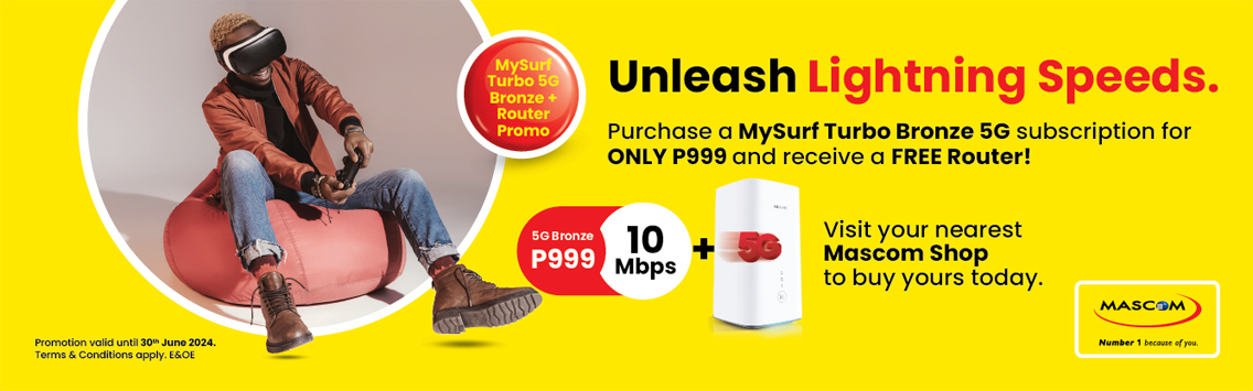 MySurf Turbo 5G – Mascom | Number 1 Because of you